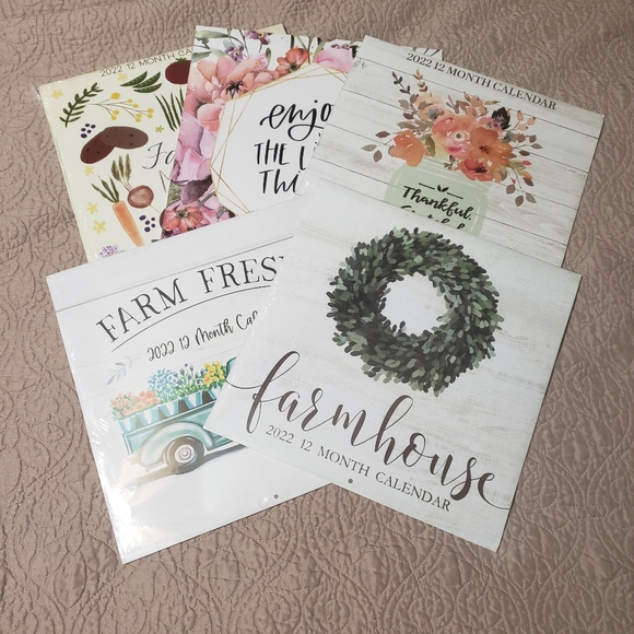DT | Office | Set Of 5 New 222 Crafting Calendars | Poshmark